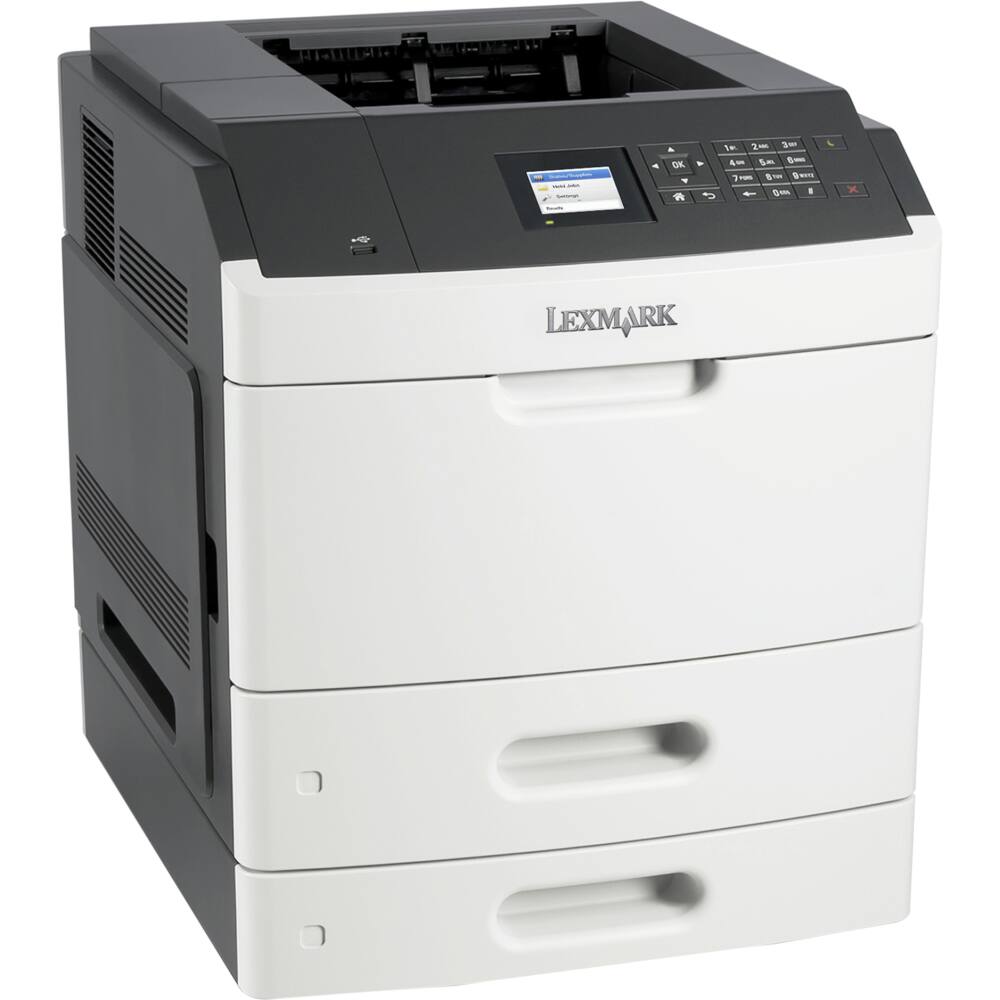 Customer Reviews: Lexmark MS810dtn Black-and-White Printer Gray/Black ...