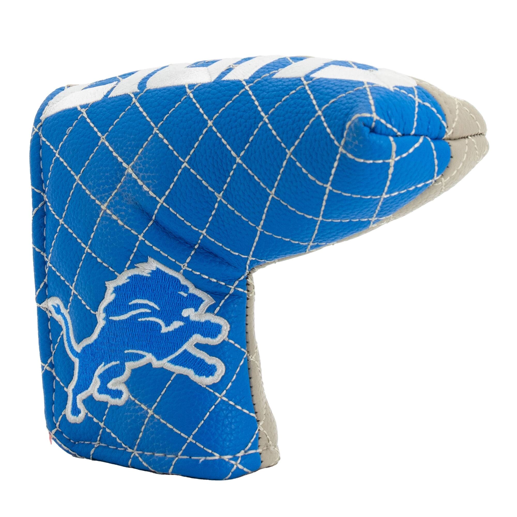 Team Golf Detroit Lions Quilted Blade Putter Cover Multicolor 203372503 ...