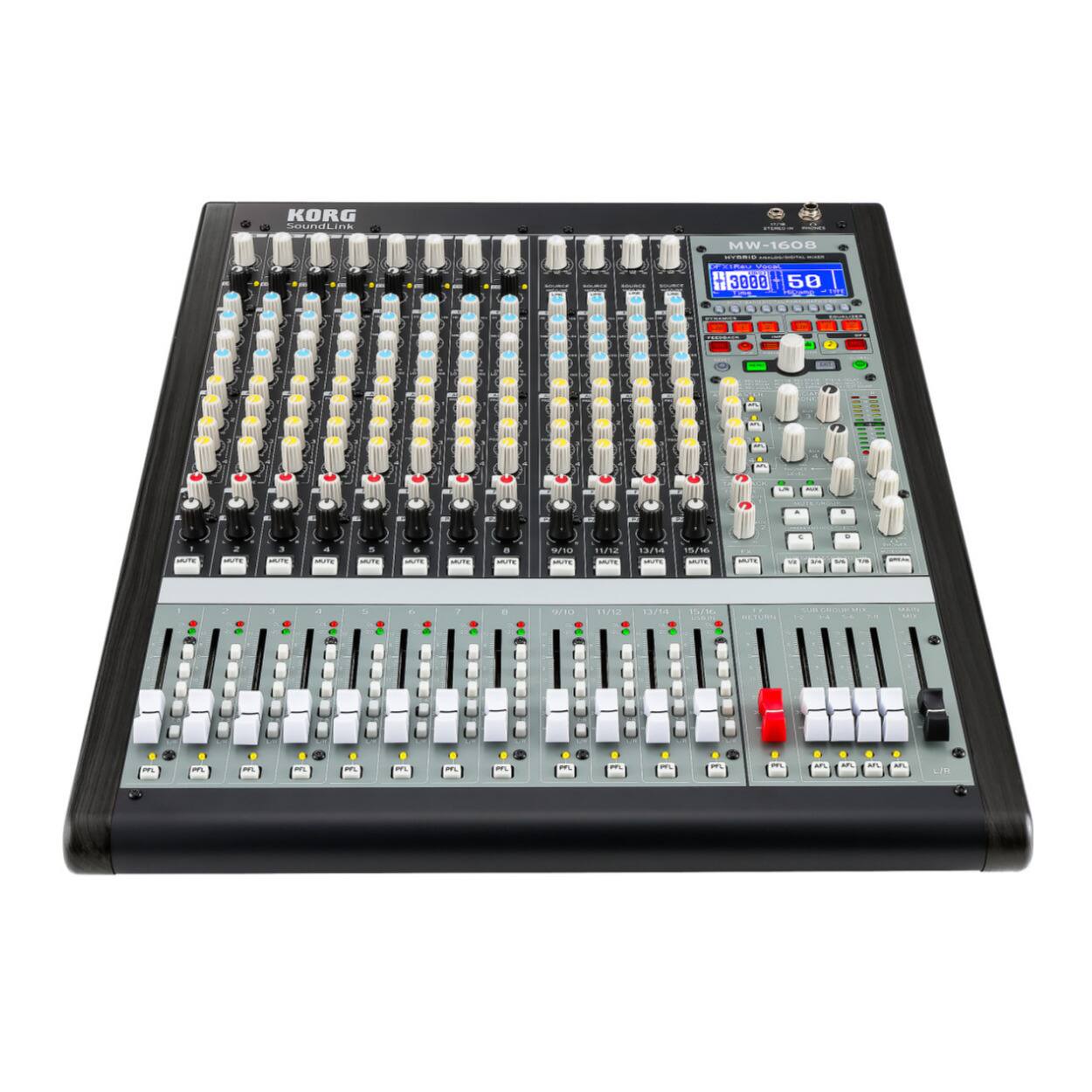 Korg SoundLink MW1608 16 Channel 8 Bus Hybrid Analog/Digital Mixer ...