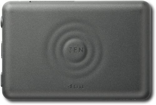 Best Buy: Creative Zen 4GB* Portable Multimedia Player Black ZEN4GBBK
