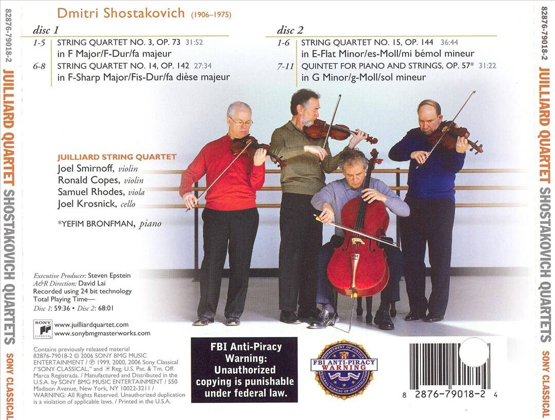 Shostakovich: String Quartets Nos. 3, 14 & 15 [CD] - Best Buy