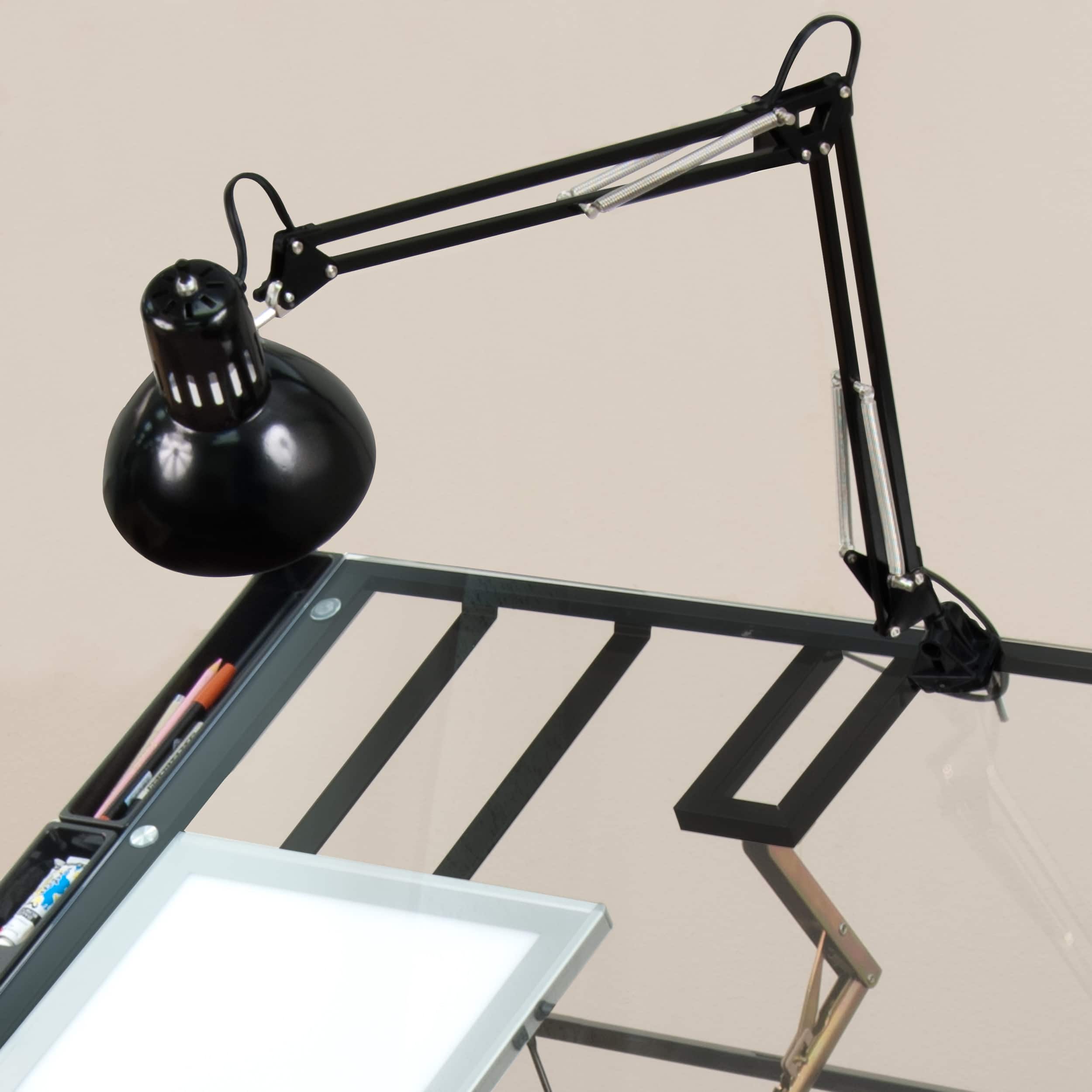 Questions and Answers: Studio Designs Swing Arm Clamp Lamp with LED ...