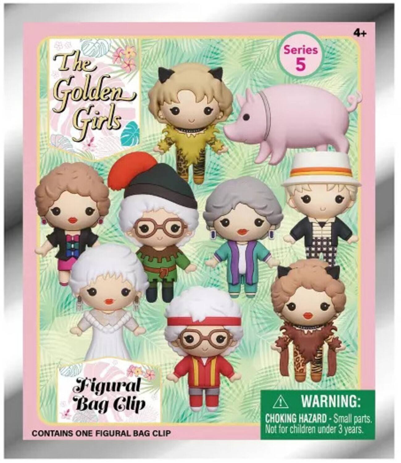 Monogram Golden Girls 3D Foam Bag Clip Series 5 COLLECTIBLES Multicolor ...
