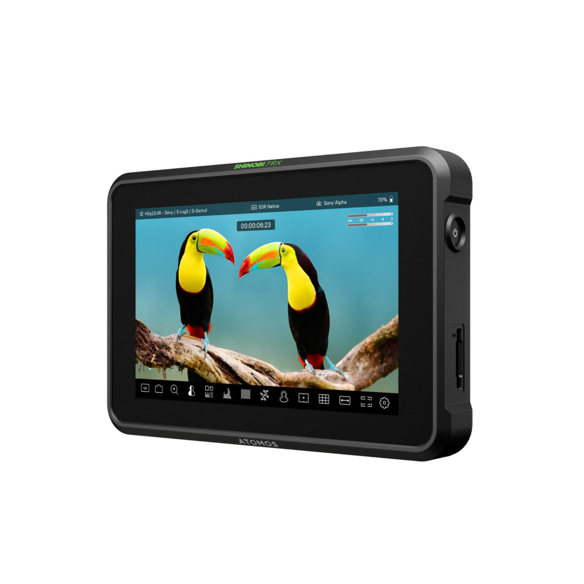 Atomos Shinobi 7 RX 7 inch HDR Monitor Bundle with Power Kit and Cold ...
