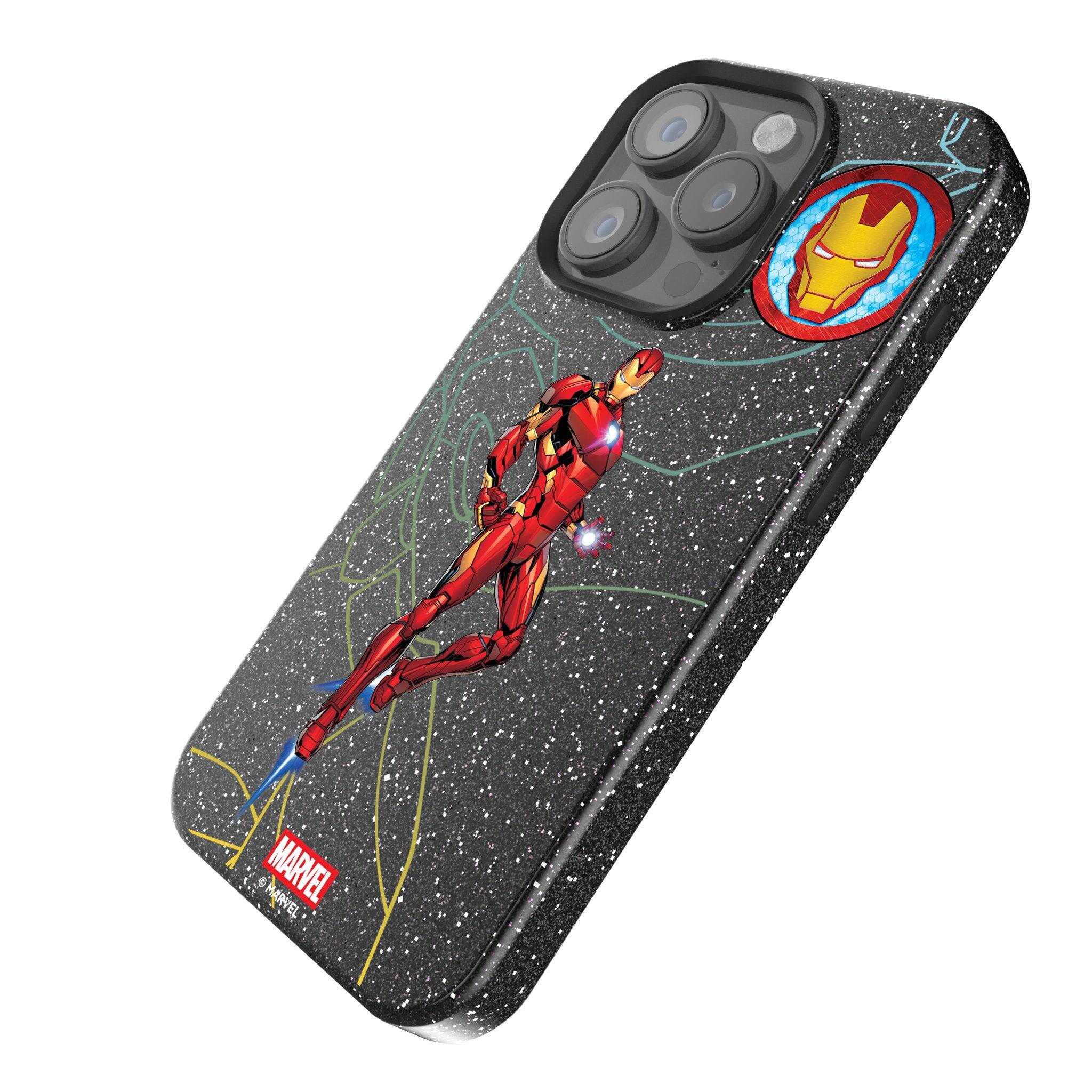 Keyscaper Marvel MechLine Black Bling Phone Case Apple iPhone 16 Pro ...