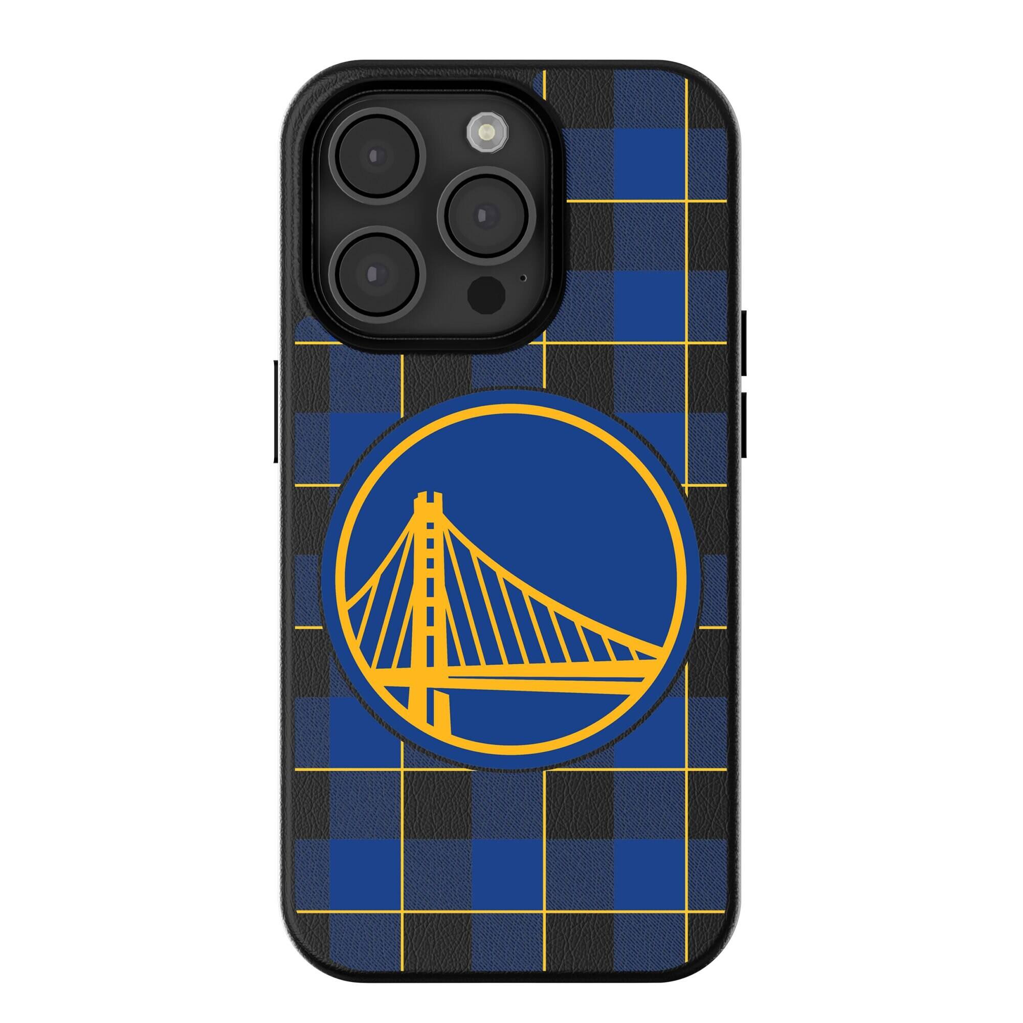 Keyscaper NBA Golden State Warriors Plaid Magnetic Bump iPhone Case 16 ...