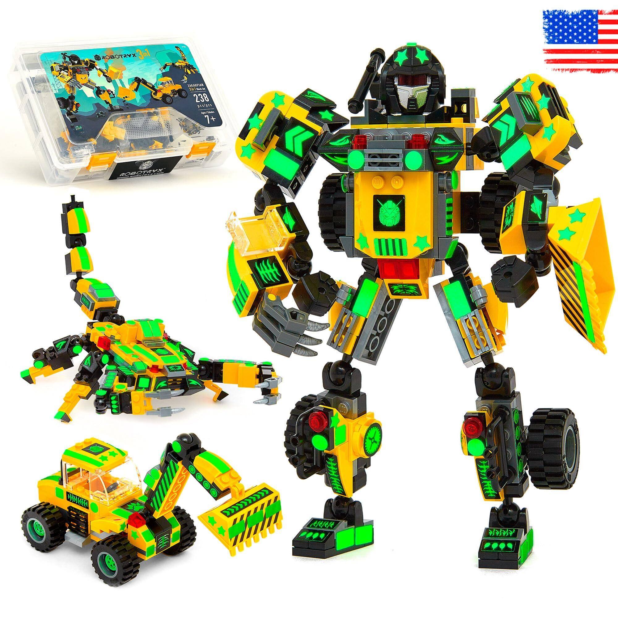 EZTW1 Mech Building Robot In The Dark Action Figure Set Cool Space ...