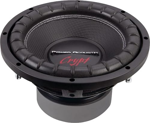 Power Acoustik Crypt Series 10" Dual Voice Coil 4 Ohm Subwoofer Black ...