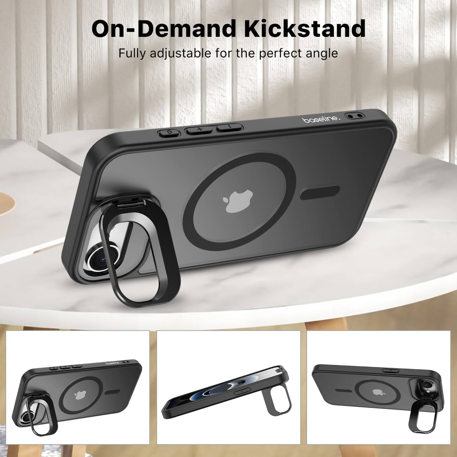 BASELINE InFrame MagSafe Case with Kickstand for Apple iPhone 17e / 16e ...