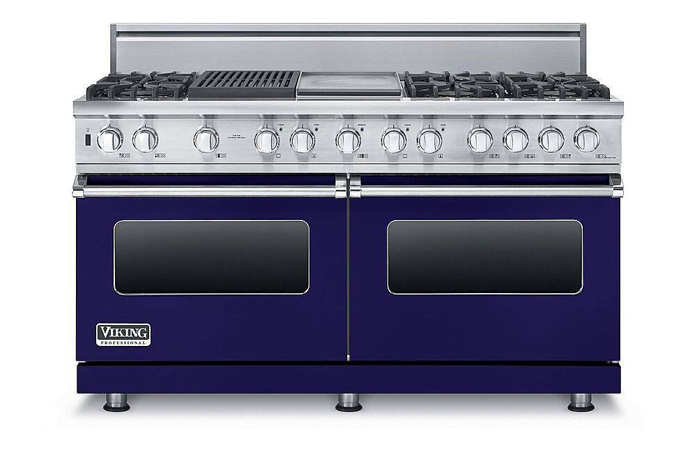 Best Buy: Viking Professional VDSC560 60" Dual Fuel Range Cobalt Blue ...