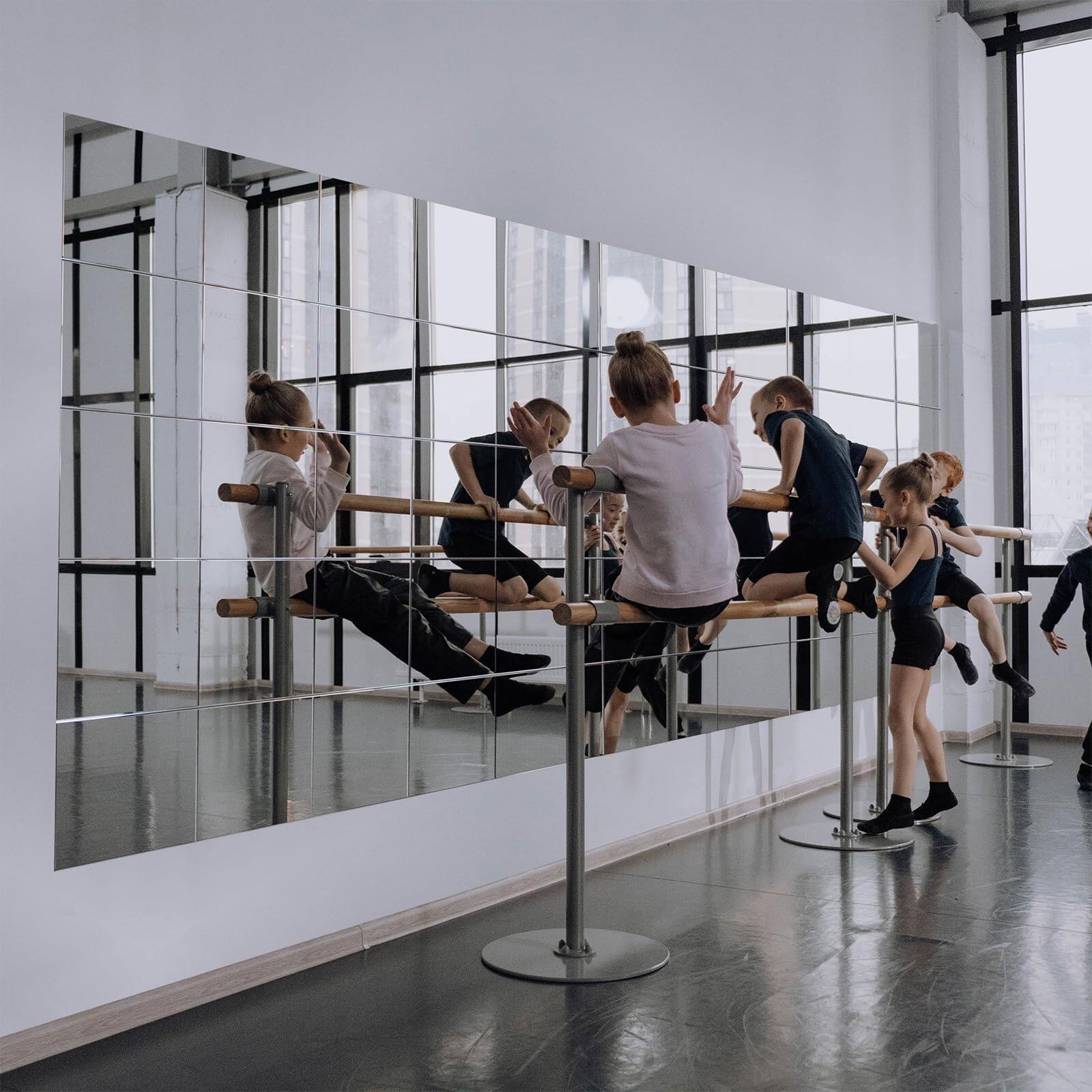 Cedar Assembly Home Gym Mirrors X Wall Mounted Mirror Glass Frameless ...