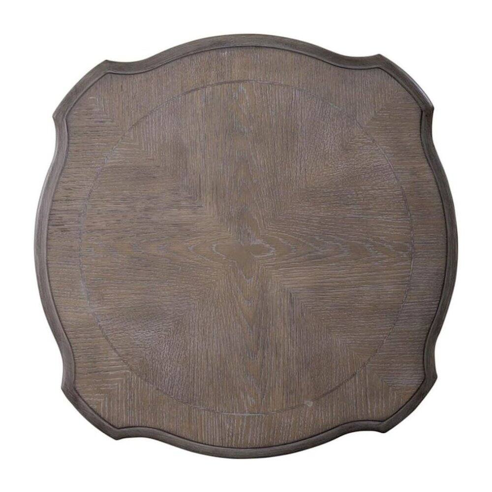 Starlight Canyon Home Antique Accent Table with Round Top White ...