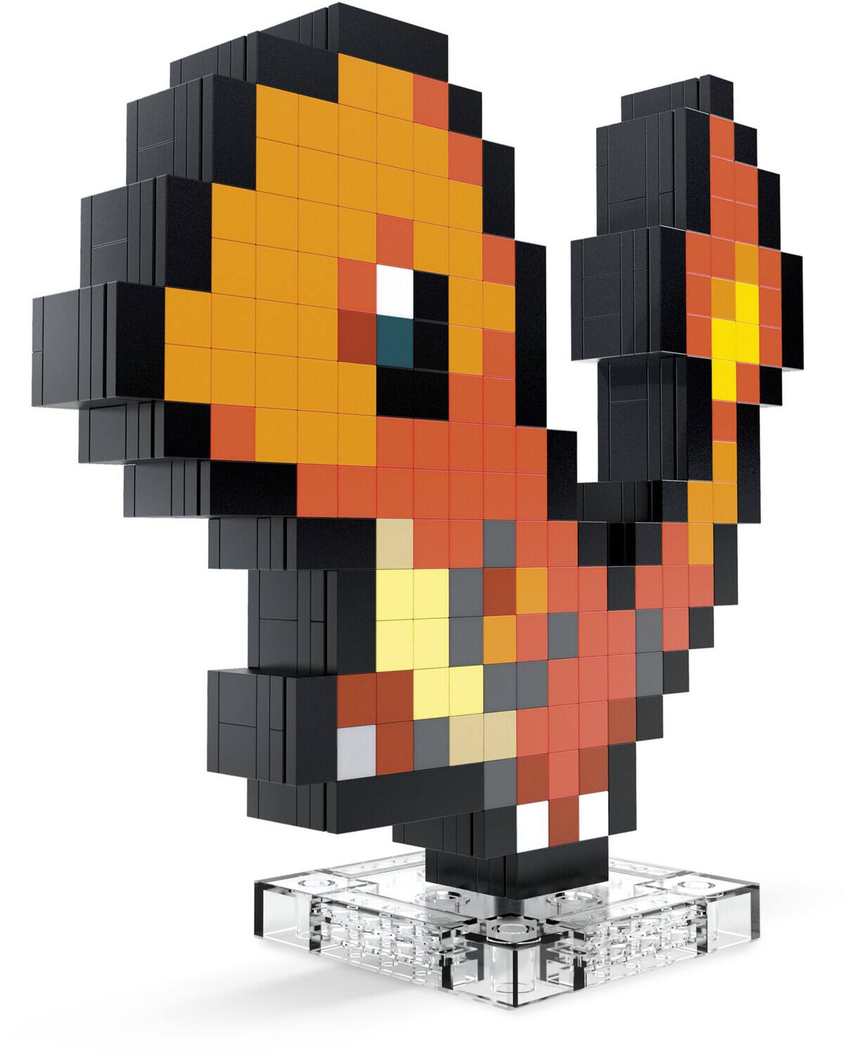 Mega Bloks Pokemon Charmander, Pixel Art, 349 Piece Building Toy Set ...