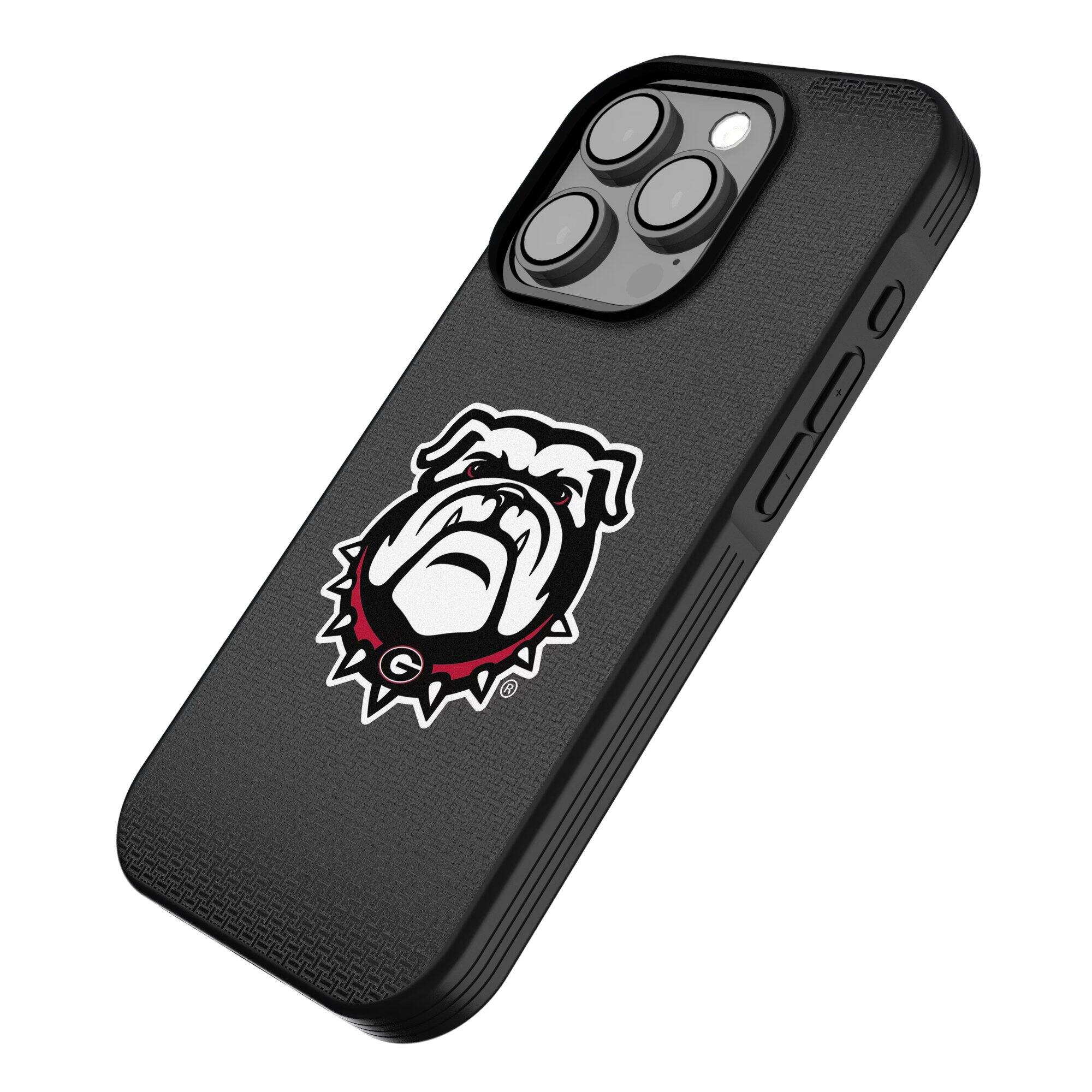 Keyscaper NCAA Georgia Bulldogs Linen Logo iPhone Bump Case 15 Pro Max ...
