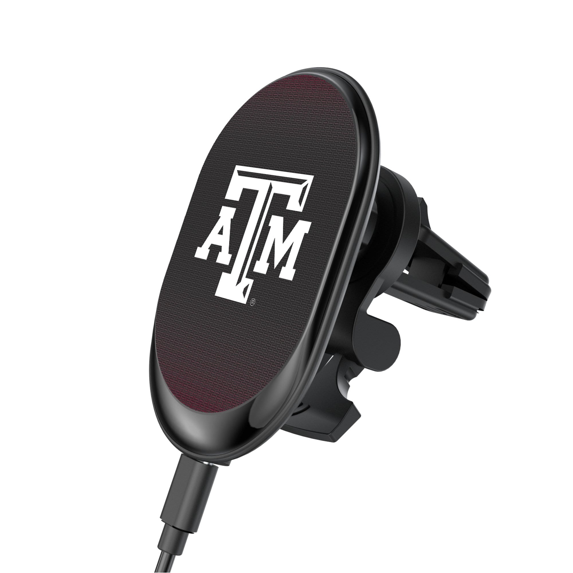 Keyscaper Texas A&M Aggies Linen Print Wireless Magnetic Car Charger ...