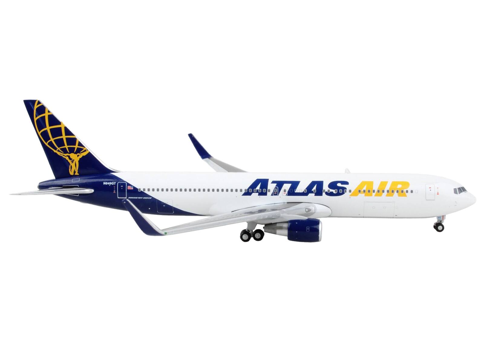 Boeing 767 300ER Commercial Aircraft "Atlas Air" 1/400 Diecast Model ...