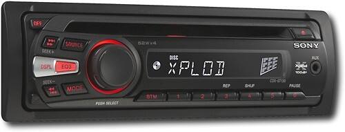 Customer Reviews: Sony Xplod 52W x 4 In-Dash CD Deck CDX-GT130 - Best Buy