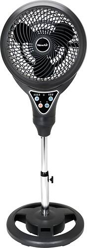 NewAir 12" 2 in 1 Tabletop and Pedestal Vortex Fan Black AF-410BK ...