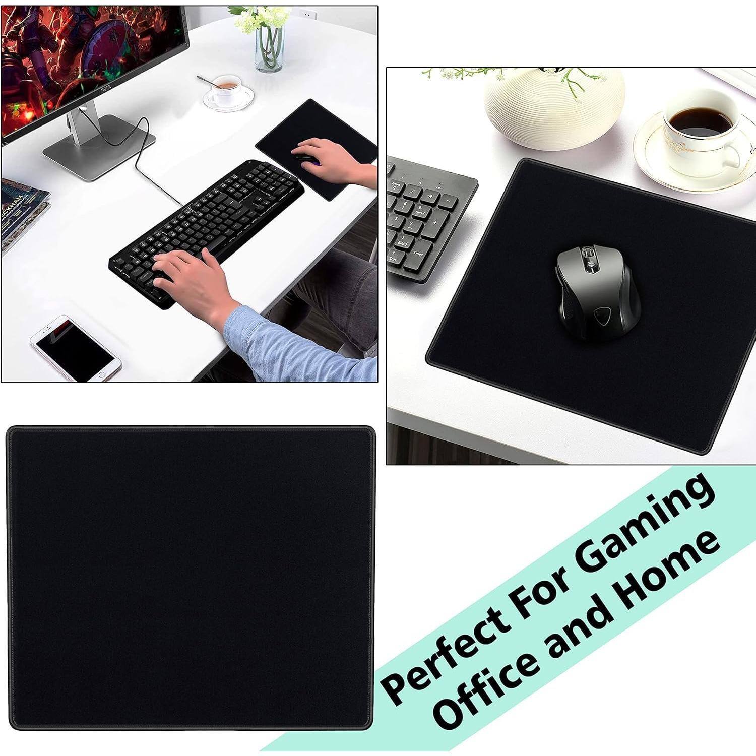 Comfort Essence Mouse Pad With Stitched Edges Non slip Rubber Base ...
