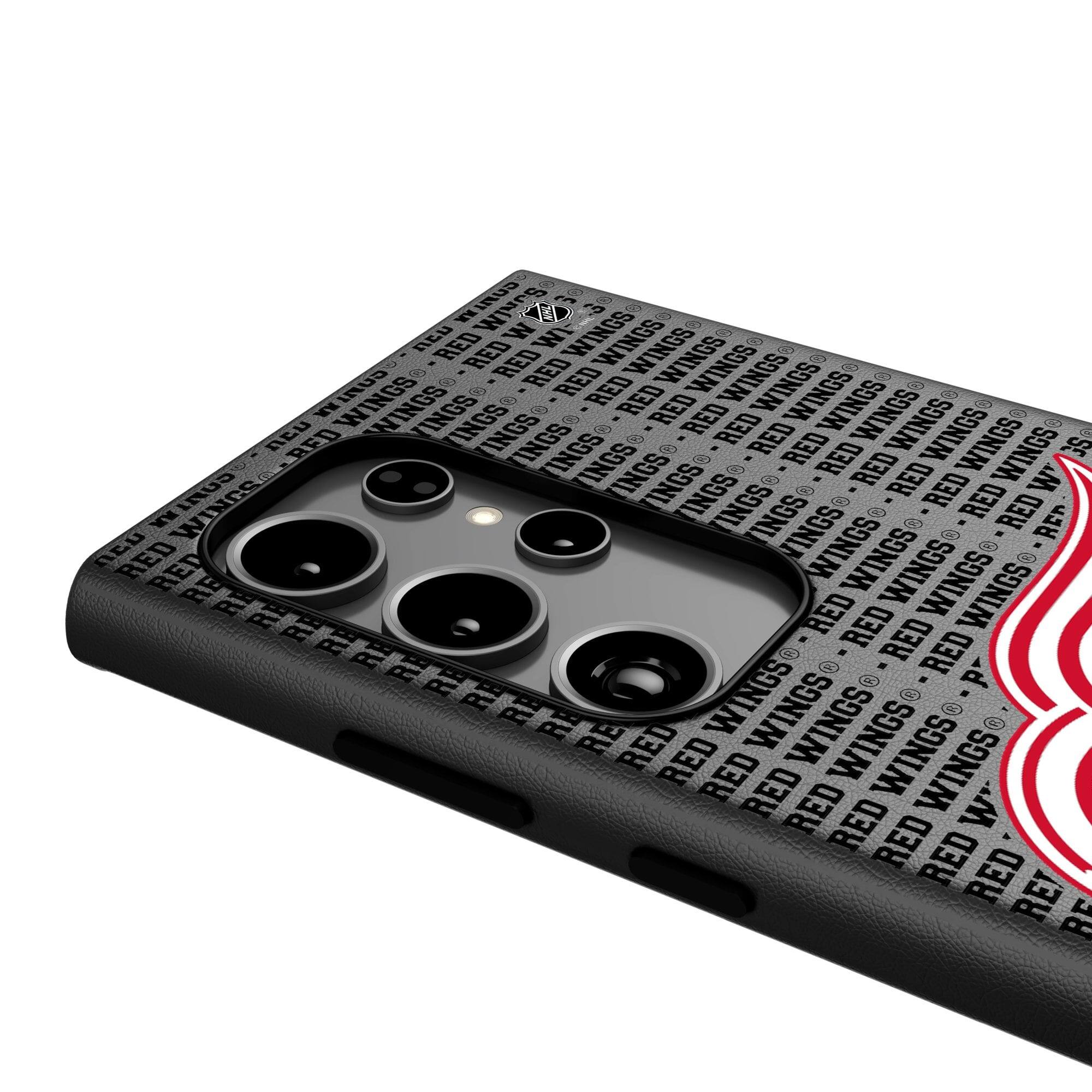 Keyscaper NHL Detroit Red Wings Text Backdrop Galaxy Magnetic Bump Case ...