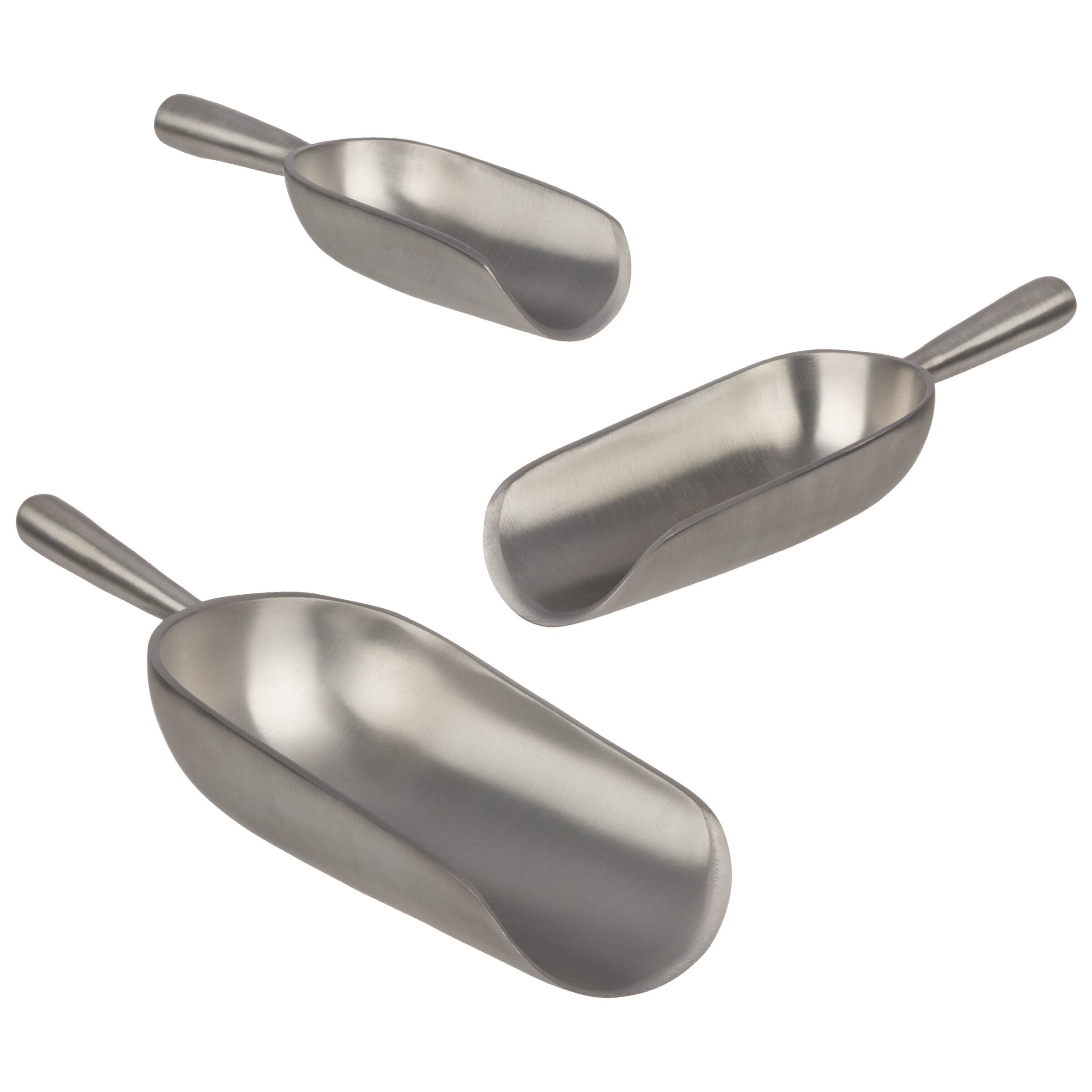 Kings County Tools 3 Piece Metal Ice Scoop Set Silver GW56A02-09 - Best Buy