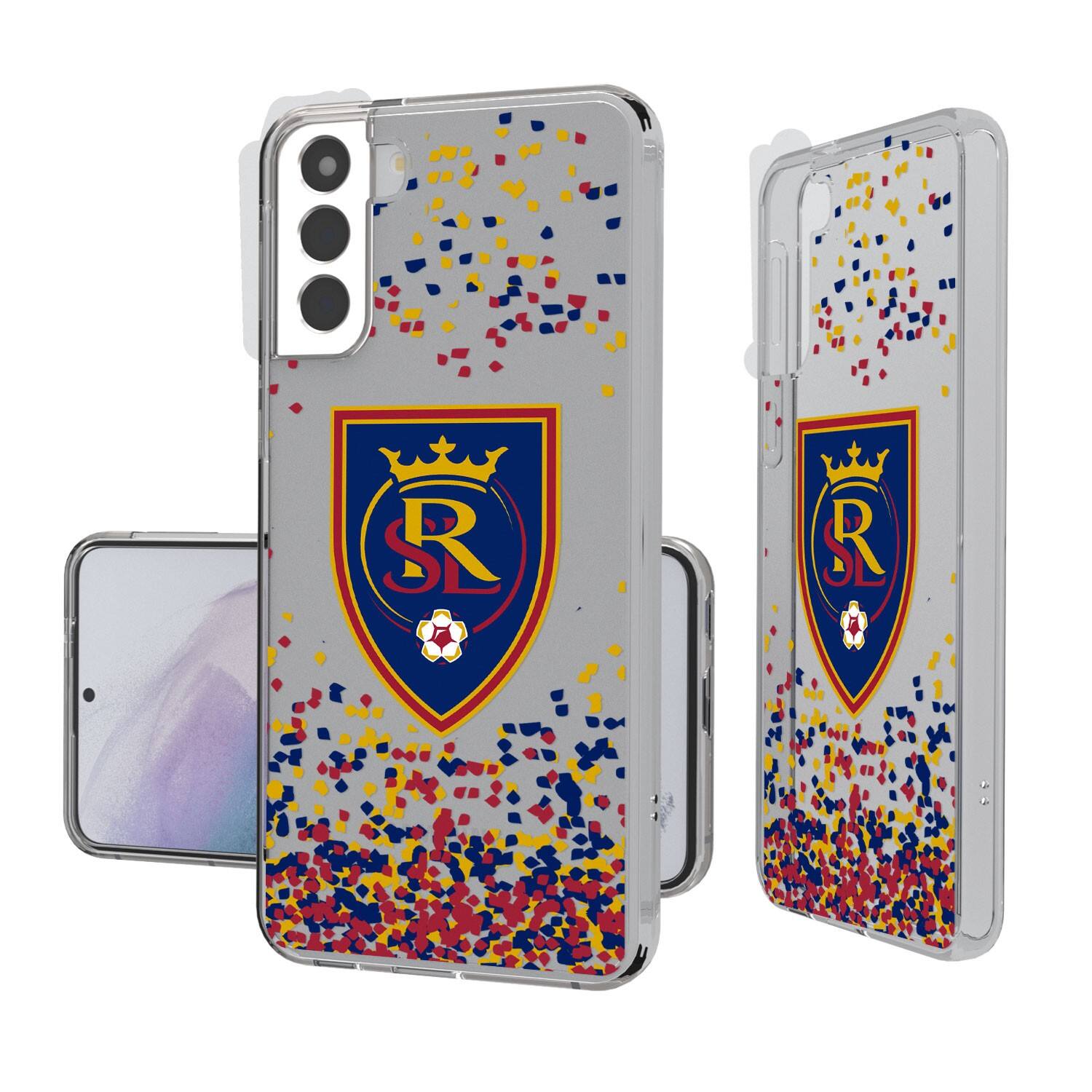 Keyscaper MLS Real Salt Lake Galaxy Confetti Clear Case S22 Multicolor ...