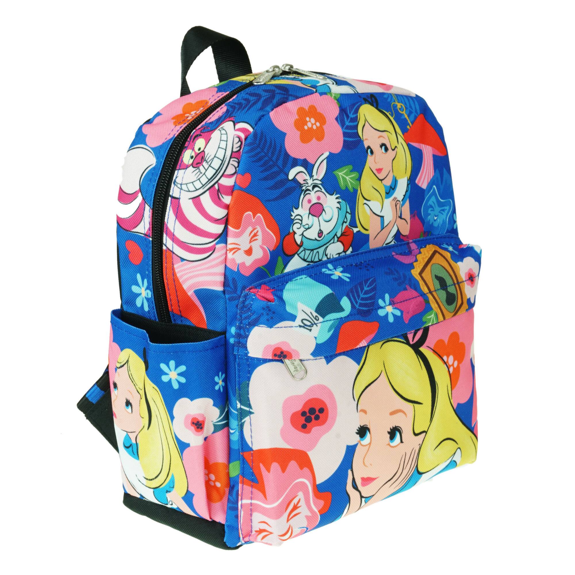 UPD Disney Alice In Wonderland 12" Multicolor Polyester School Backpack ...