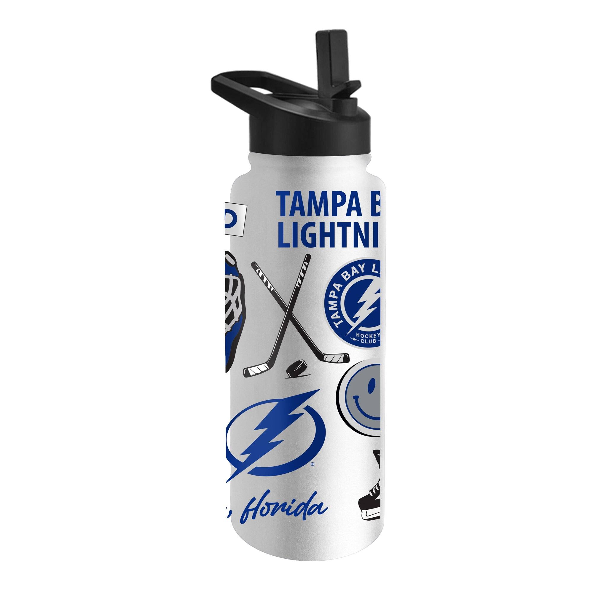 Logo Brands Tampa Bay Lightning 34oz. Native Quencher Bottle Multicolor ...