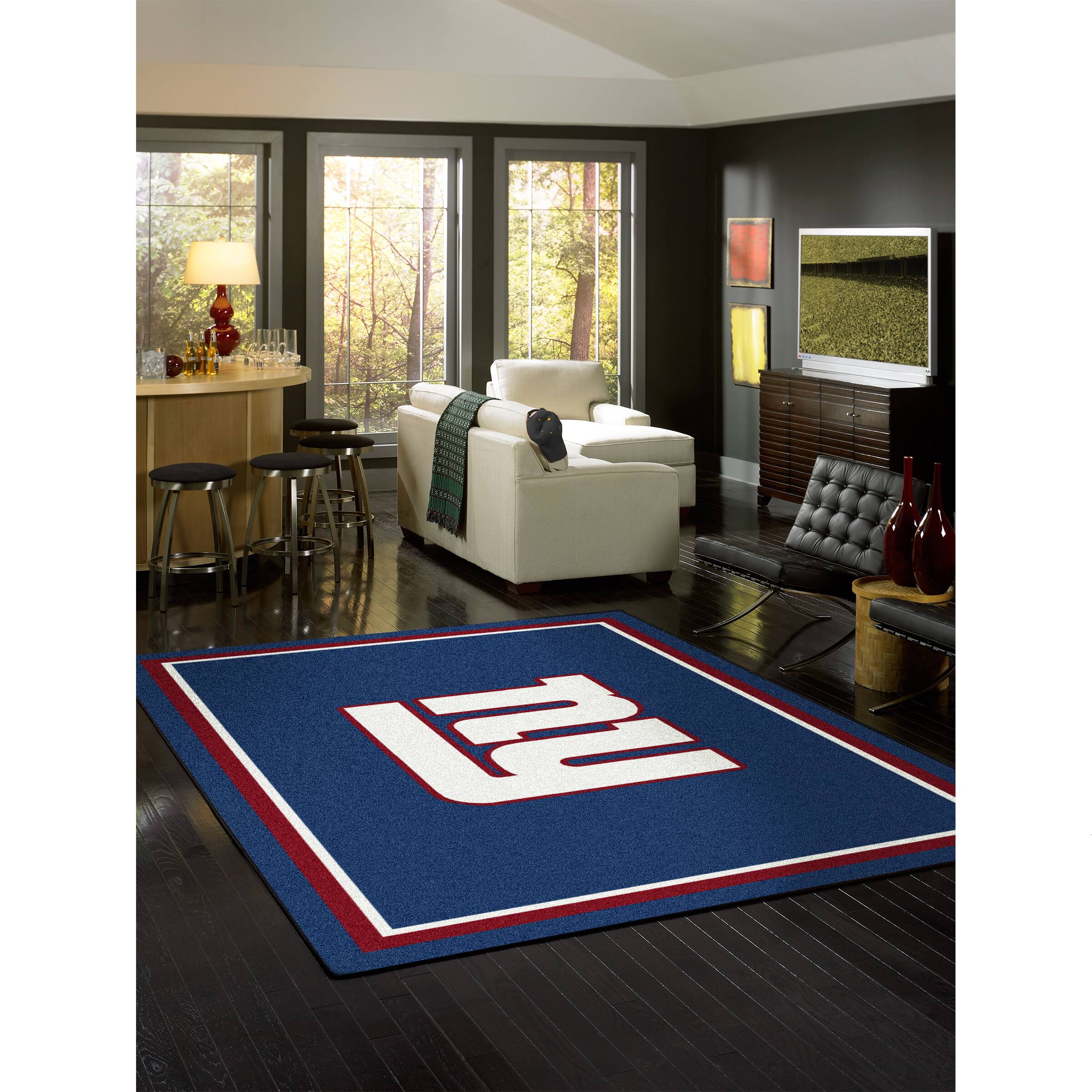 Imperial New York Giants 5'4'' x 7'8'' Spirit Rug Black 3532987 - Best Buy
