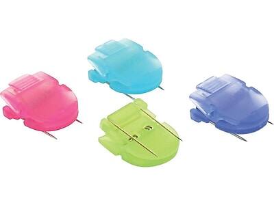 Advantus Panel Wall Cubicle Clips, 50/Box (75336) Assorted Cool Colors ...