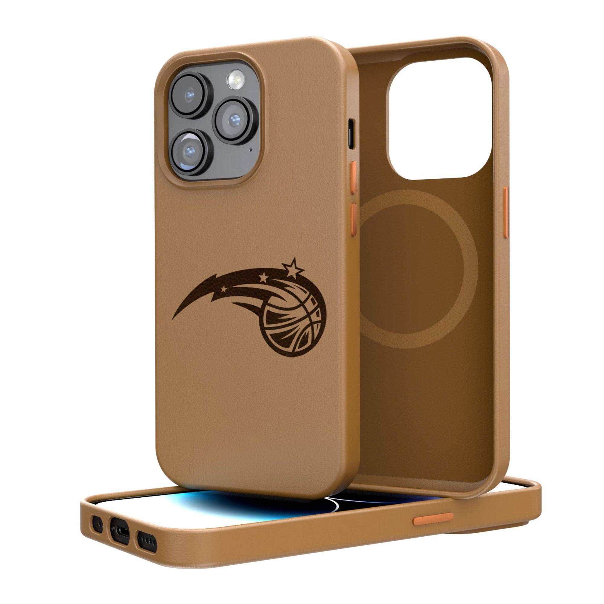 Keyscaper NBA Orlando Magic iPhone Magnetic Bump Case 14 Brown 5267810 ...