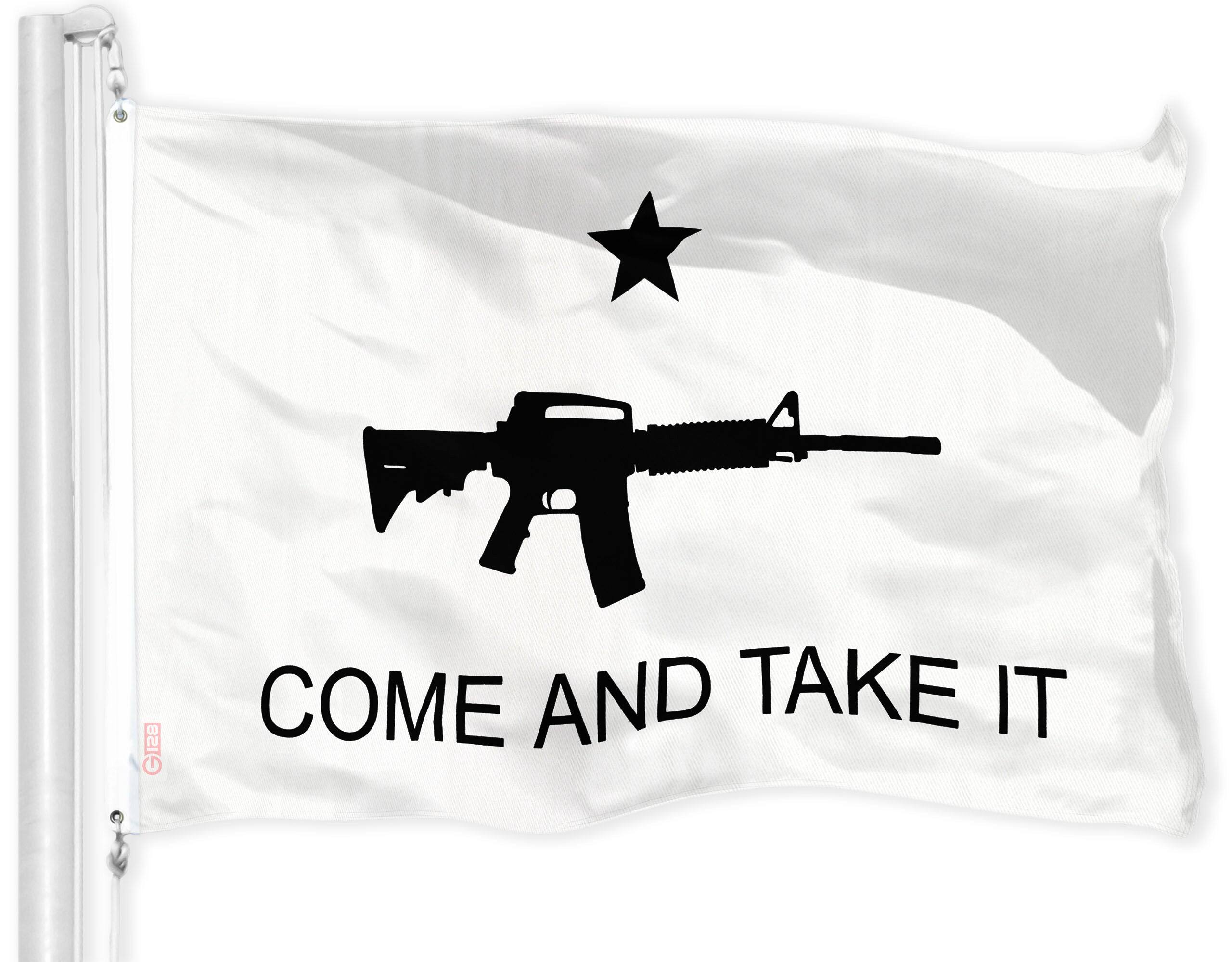 G128 Come and Take It Rifle Flag, 3 x 5 ft Polyester Assorted Colors ...