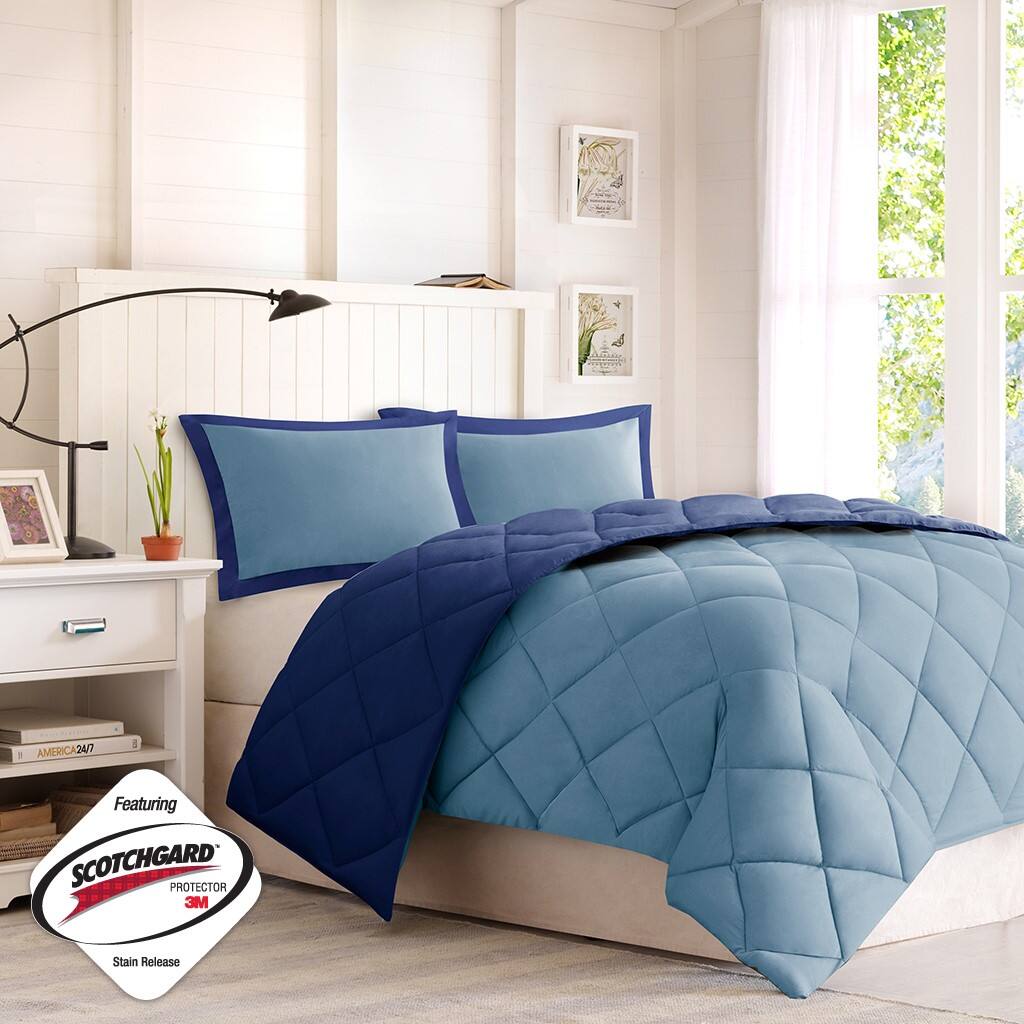 Gracie Mills Vicente Reversible Diamond Quilt Down Alternative ...