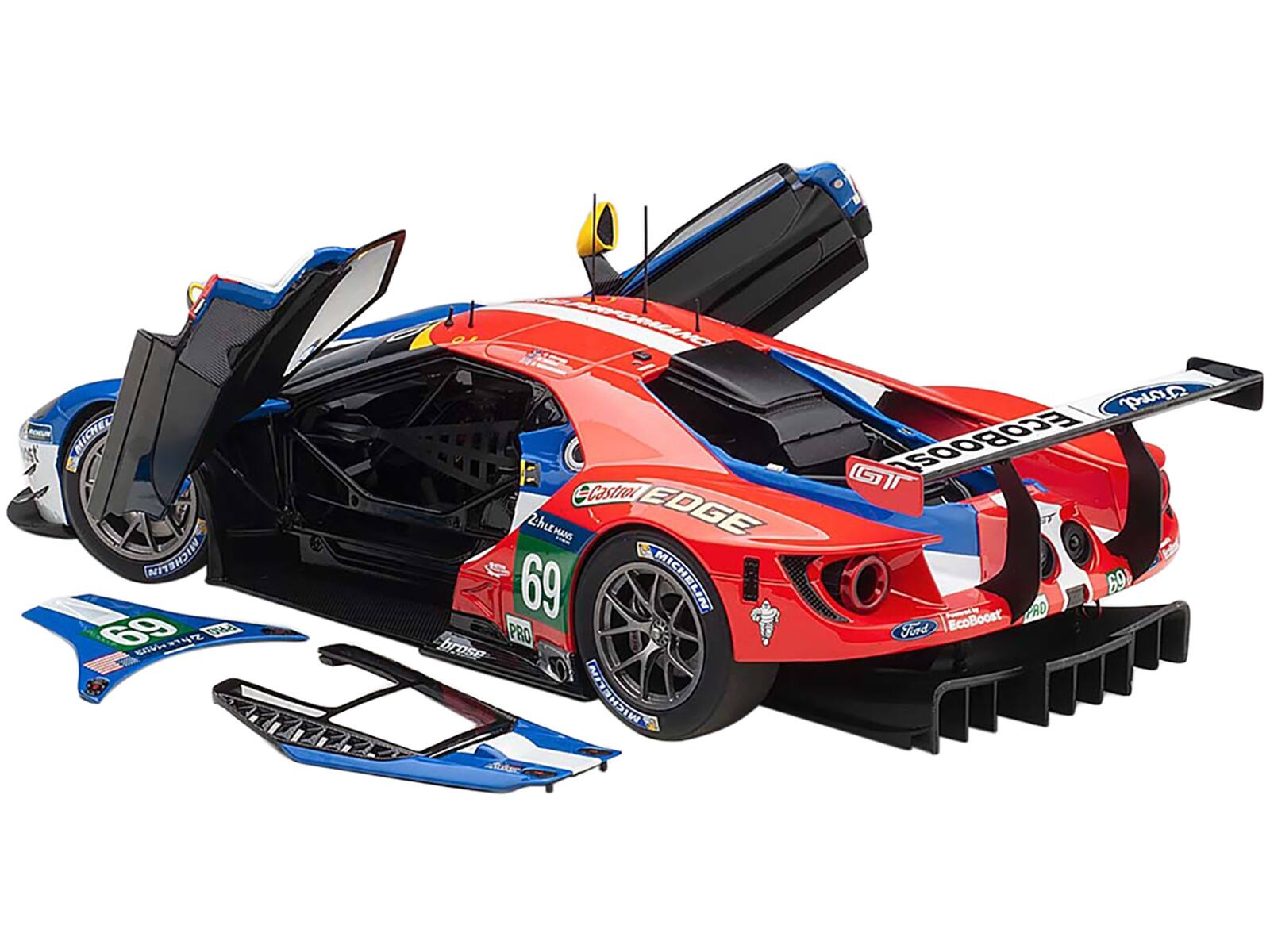 Autoart Ford GT #69 Ryan Briscoe Richard Westbrook Scott Dixon "Ford ...