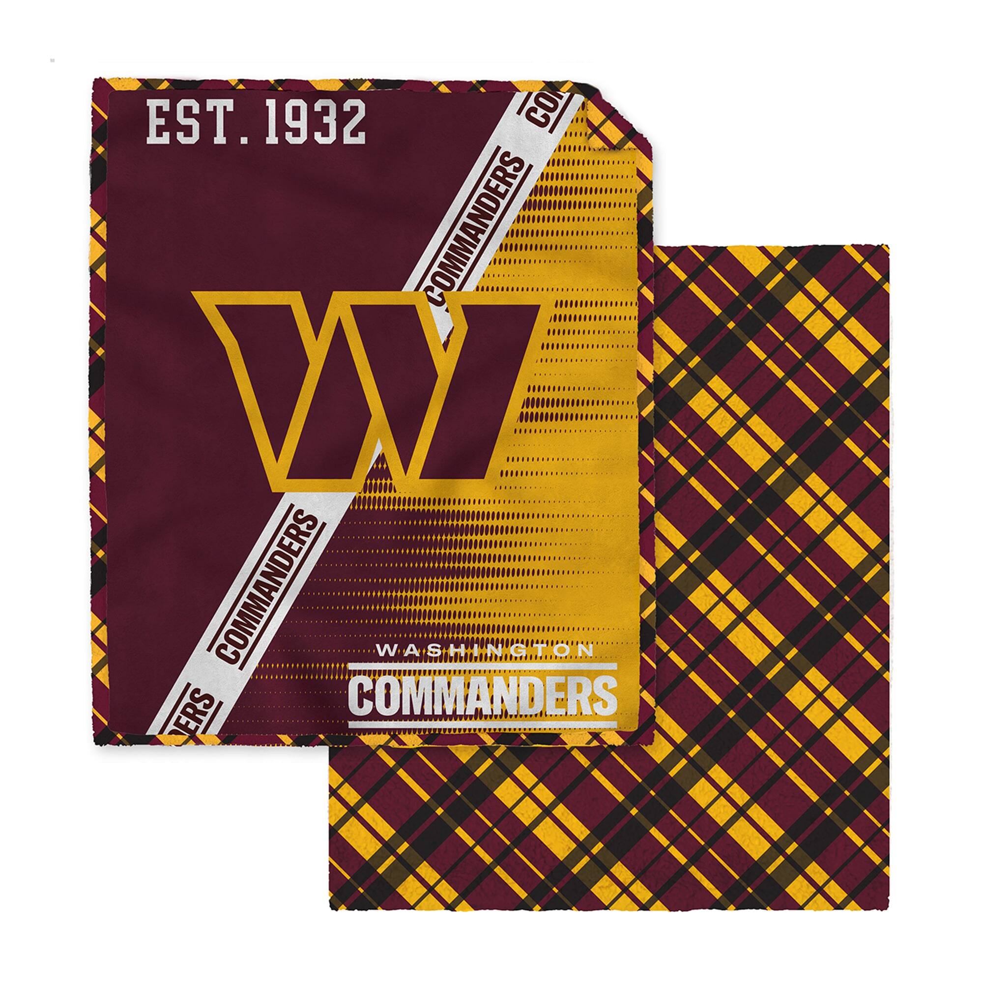 Pegasus Washington Commanders 60" x 80" Digital Dash Two Sided ...