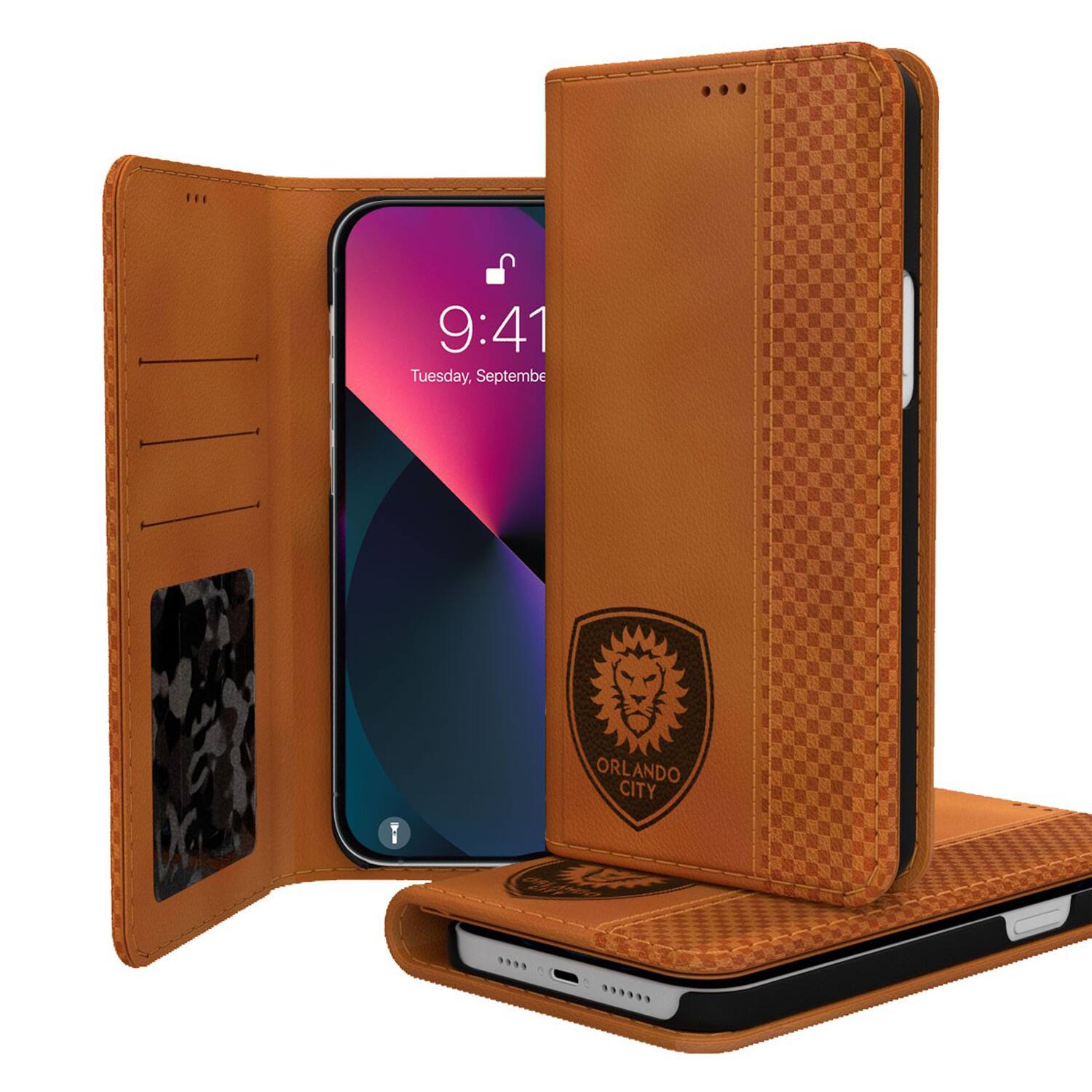 Keyscaper MLS Orlando City SC iPhone Folio Burn Case 13 Pro Multicolor ...