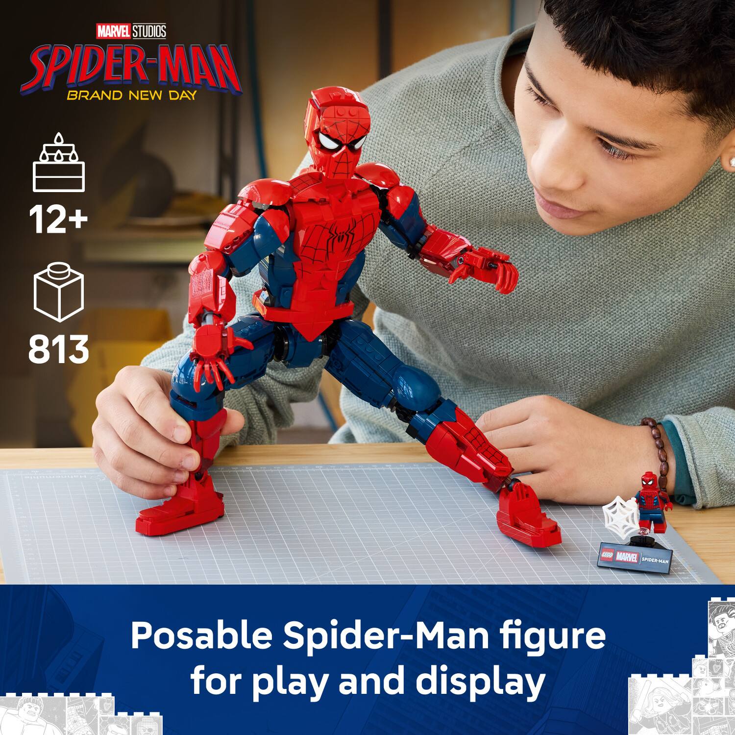 LEGO Marvel Spider Man Hero Figure Toy 76346 6588683 - Best Buy
