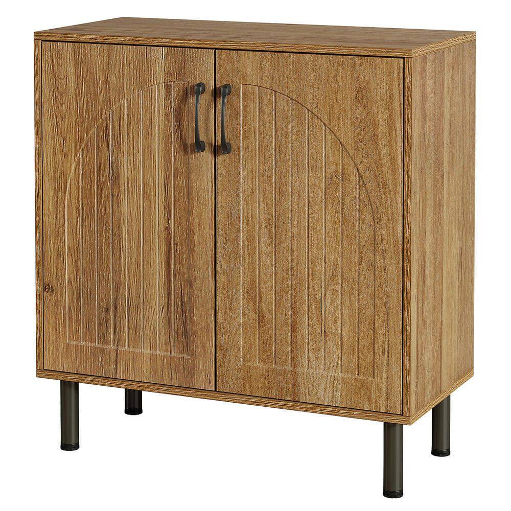 Kadyn 59 Inch Farmhouse Sideboard Buffet with Adjustable Shelves, Set ...