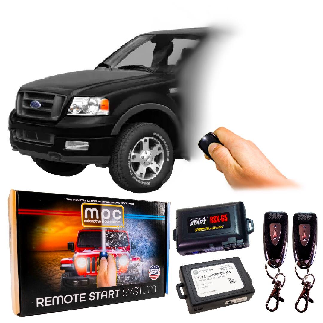 MPC Complete 1 Button Remote Start Kit For 2004 2008 Ford F 150 Black B ...