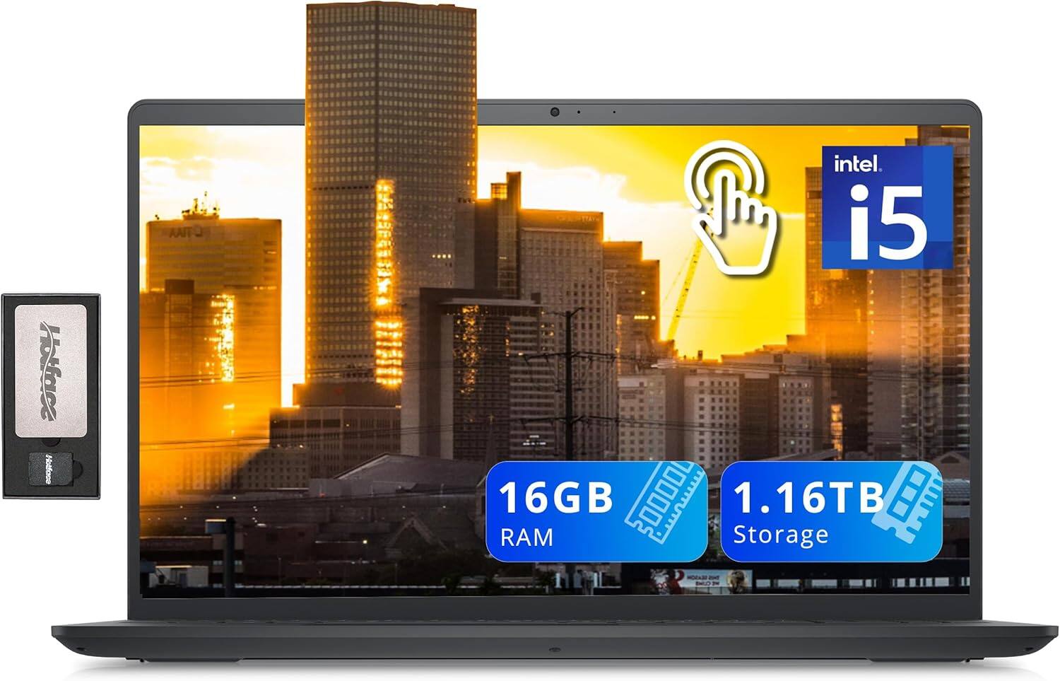 Dell Inspiron 15 15.6" FHD Touchscreen Laptop, Intel i5 1235U,16GB RAM ...