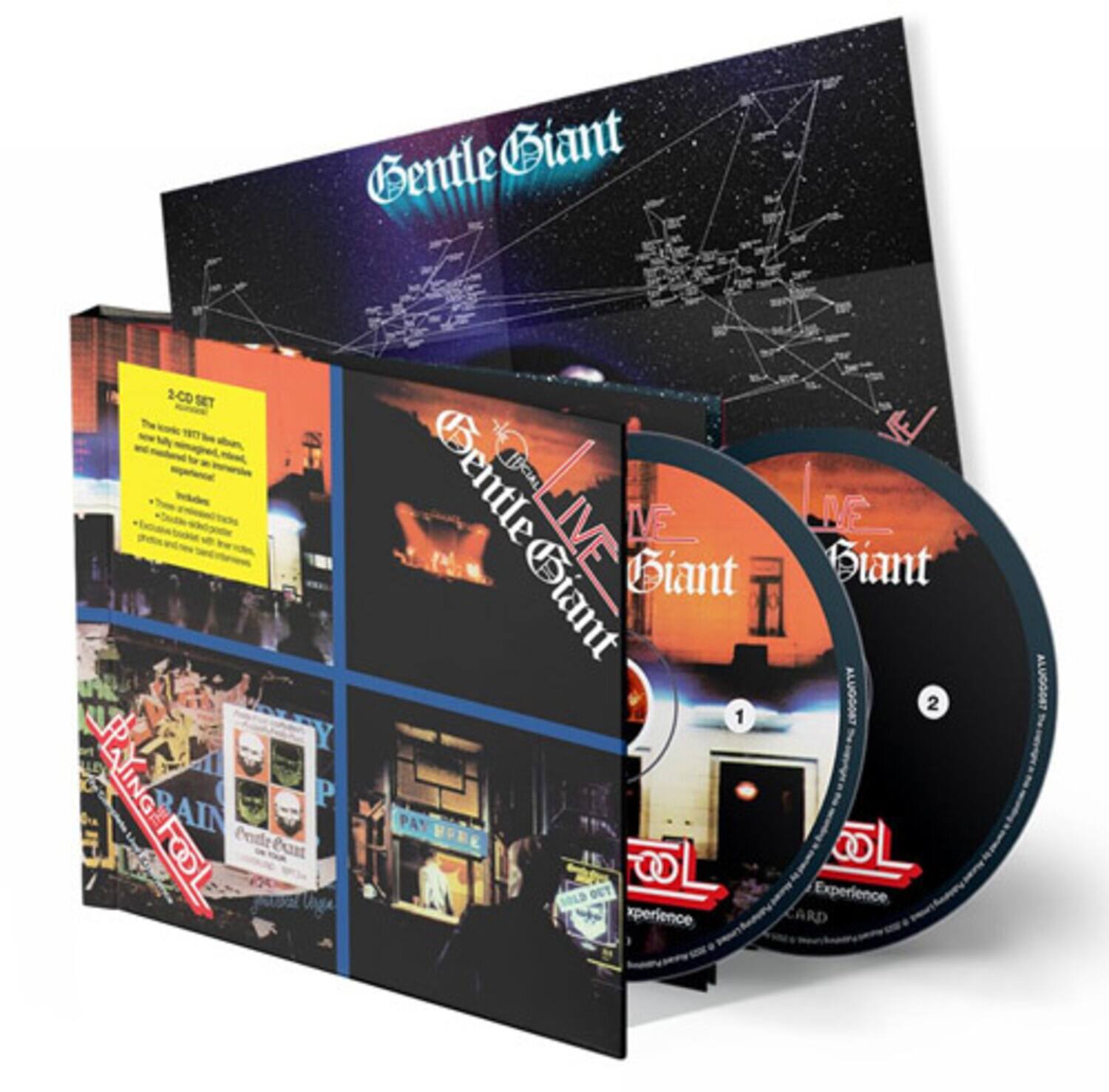 Gentle Giant Playing the Fool The Complete Live Experience 2 CD COMPACT ...