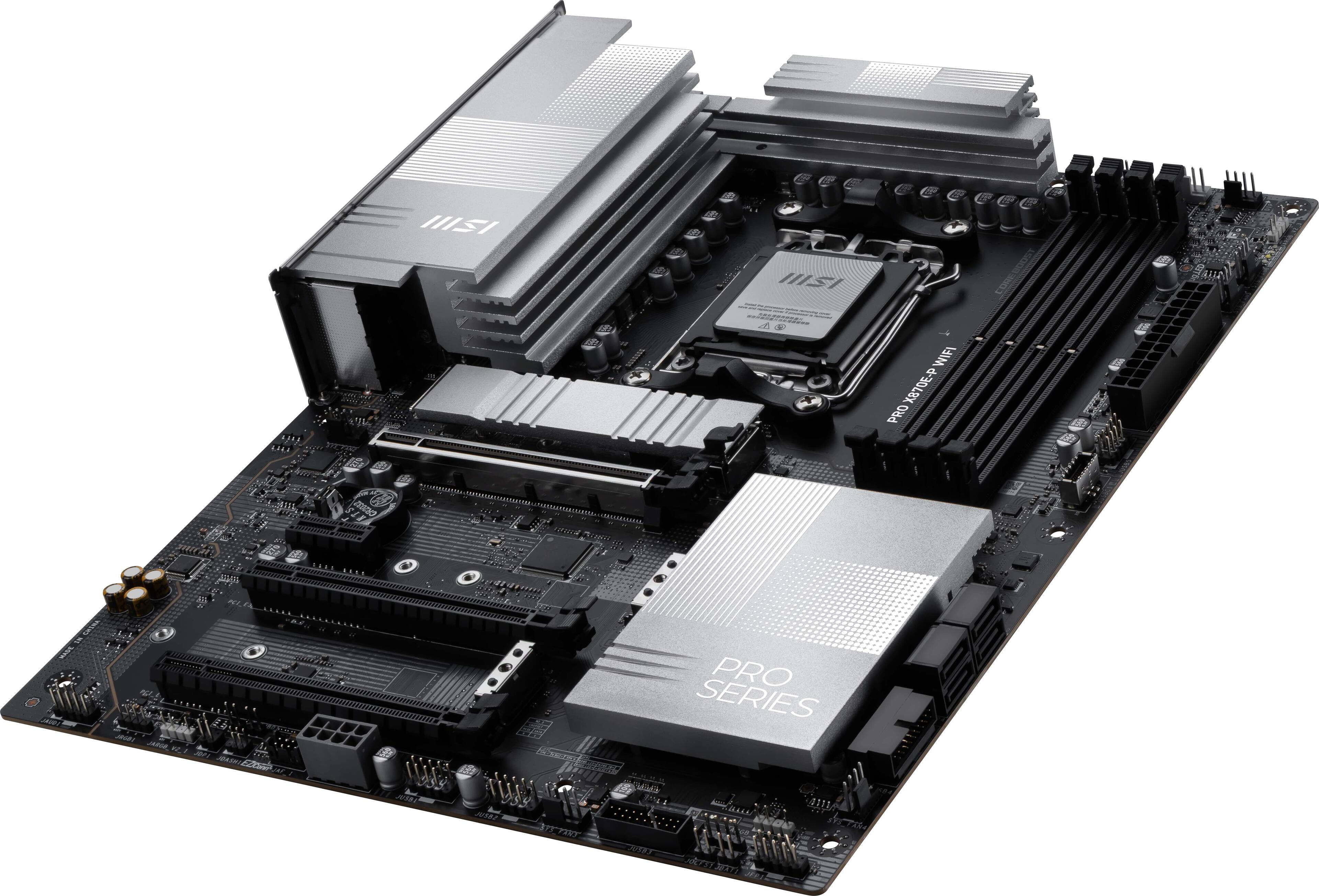 MSI PRO X870E P WIFI (Socket AM5) AMD X870E ATX DDR5 Wi Fi 7 ...