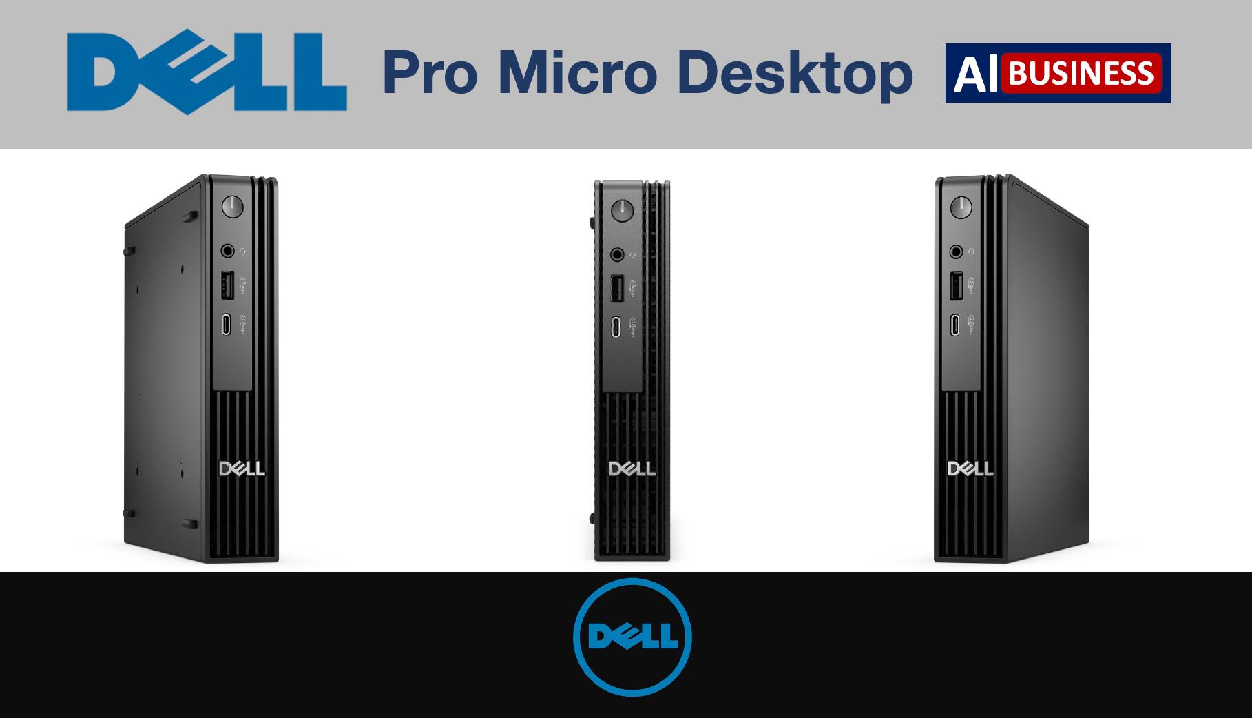 Dell Pro Micro Mini Desktop (Intel Ultra 5 235T, 16GB DDR5, 1TB PCIe SSD, Intel Graphics, Win 11 ...