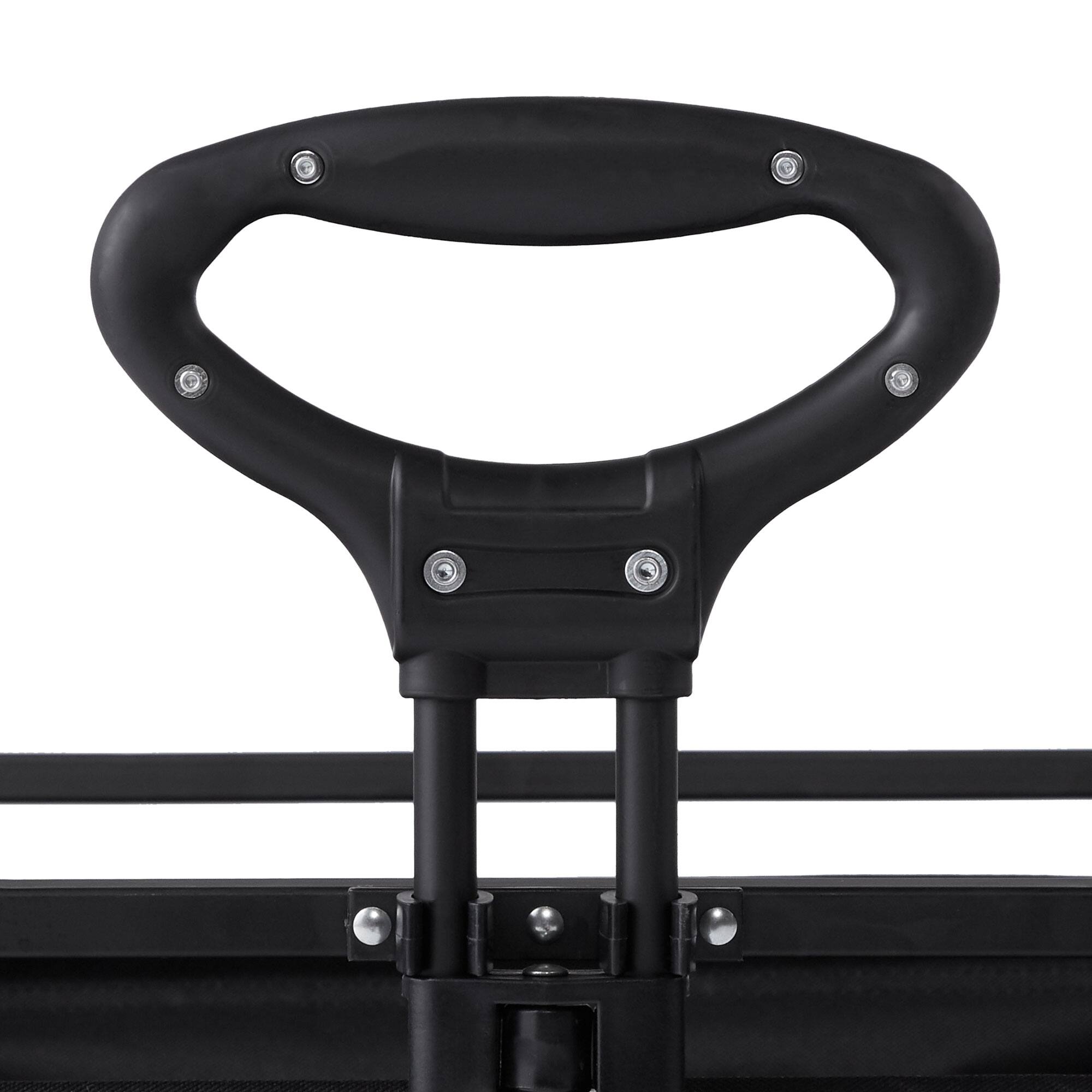 SEINA 150lb Capacity Collapsible Steel Frame Outdoor Utility Wagon Cart ...