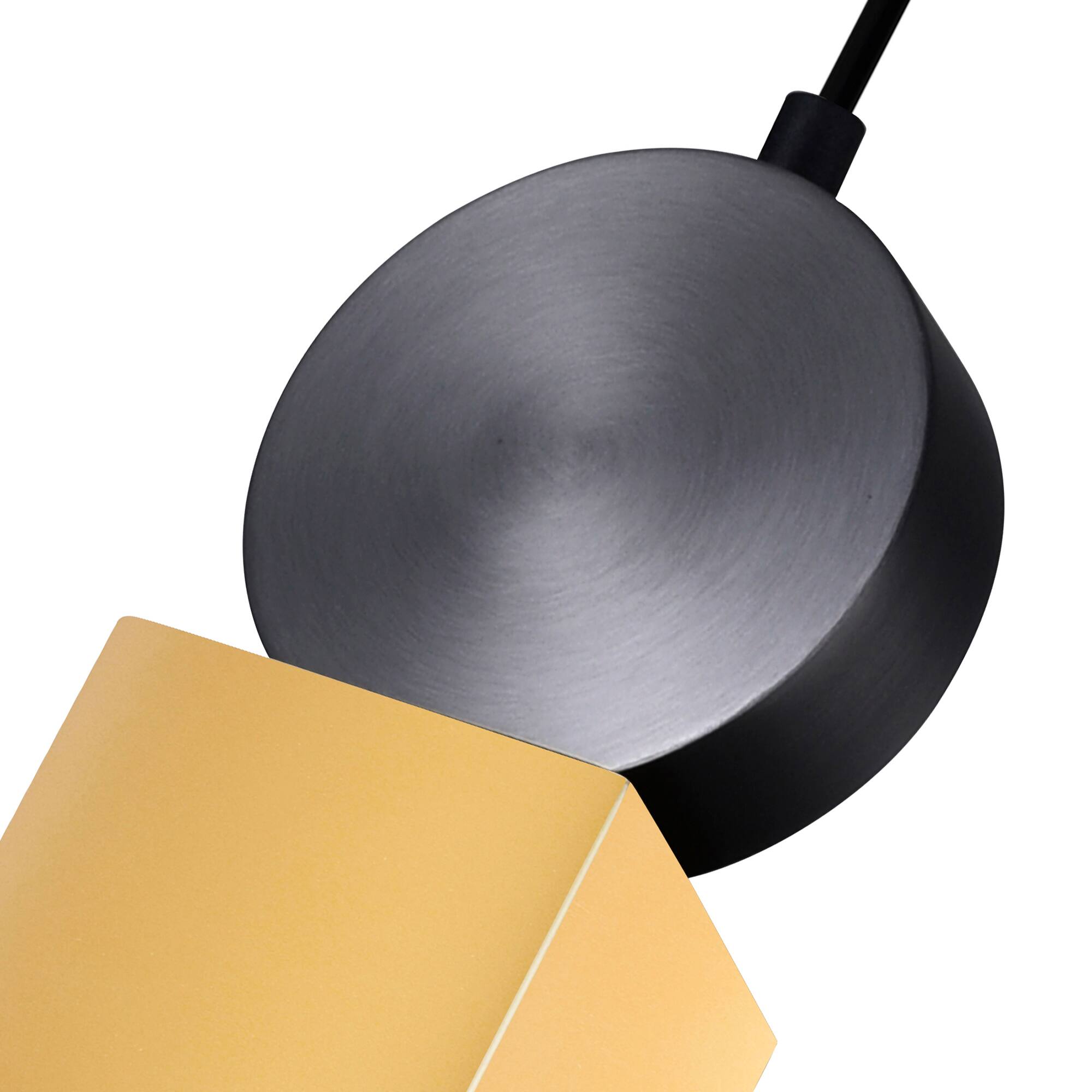 CWI Lighting Saleen LED Mini Pendant With Finish Sun Gold & Black ...