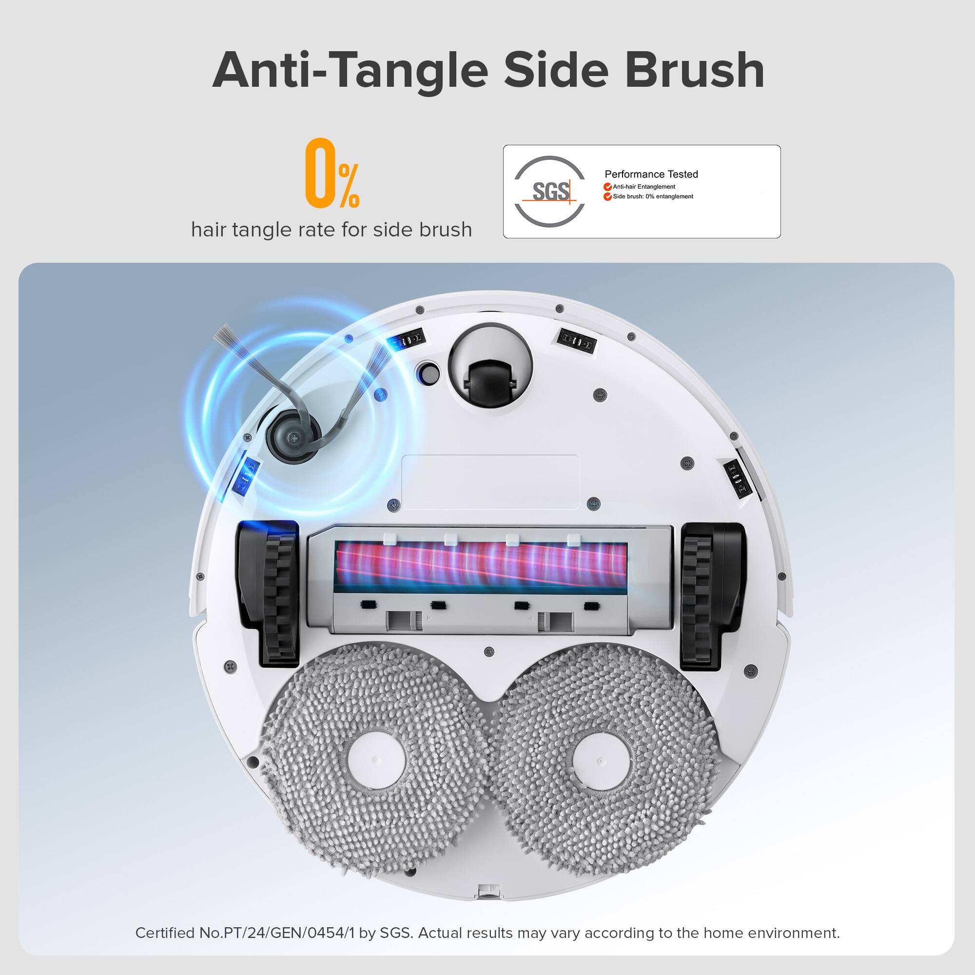 Roborock QR 798 Robot Vacuum & Mop, 10,000 Pa Suction, All in One Dock ...