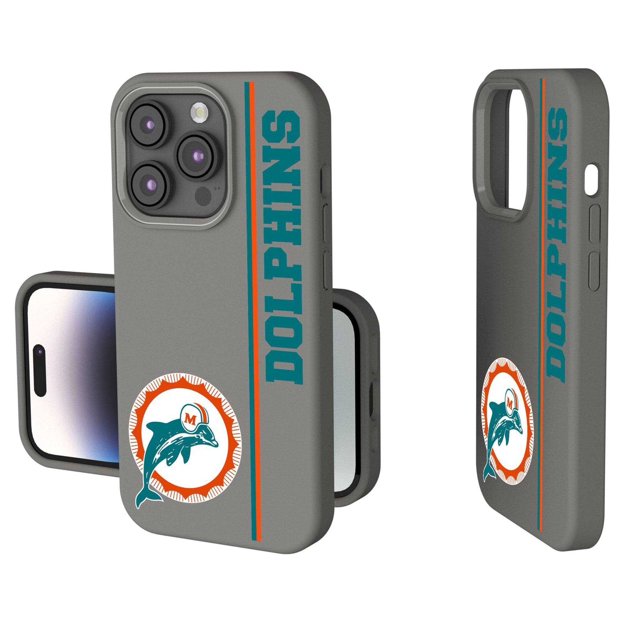Keyscaper Miami Dolphins Throwback Logo iPhone Soft Touch Case 15 Pro ...