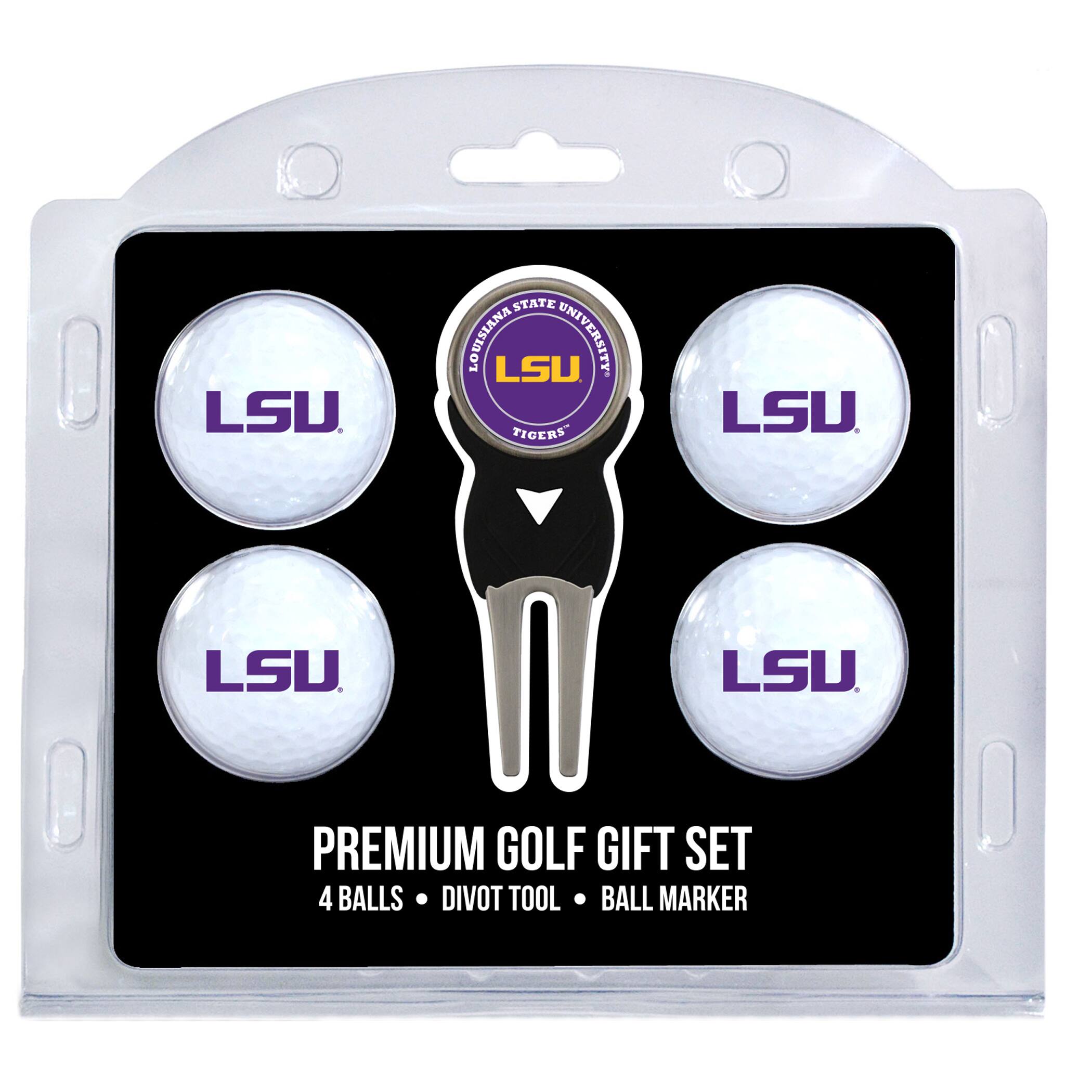 Team Golf LSU Tigers 4 Ball Gift Set Multicolor 4000319 - Best Buy