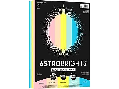 Astrobrights Colored Paper, 24 lbs., 8.5" x 11", Assorted Sprinkle ...
