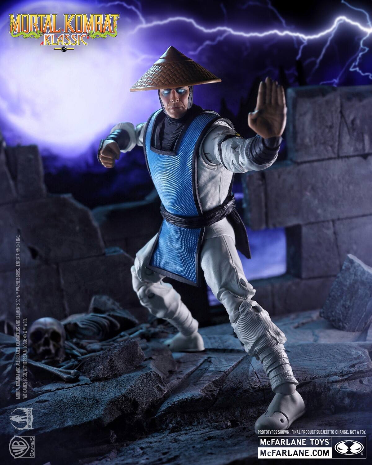 McFarlane Toys Mortal Kombat Klassics Wv2 Raiden 7" Action Figure ...